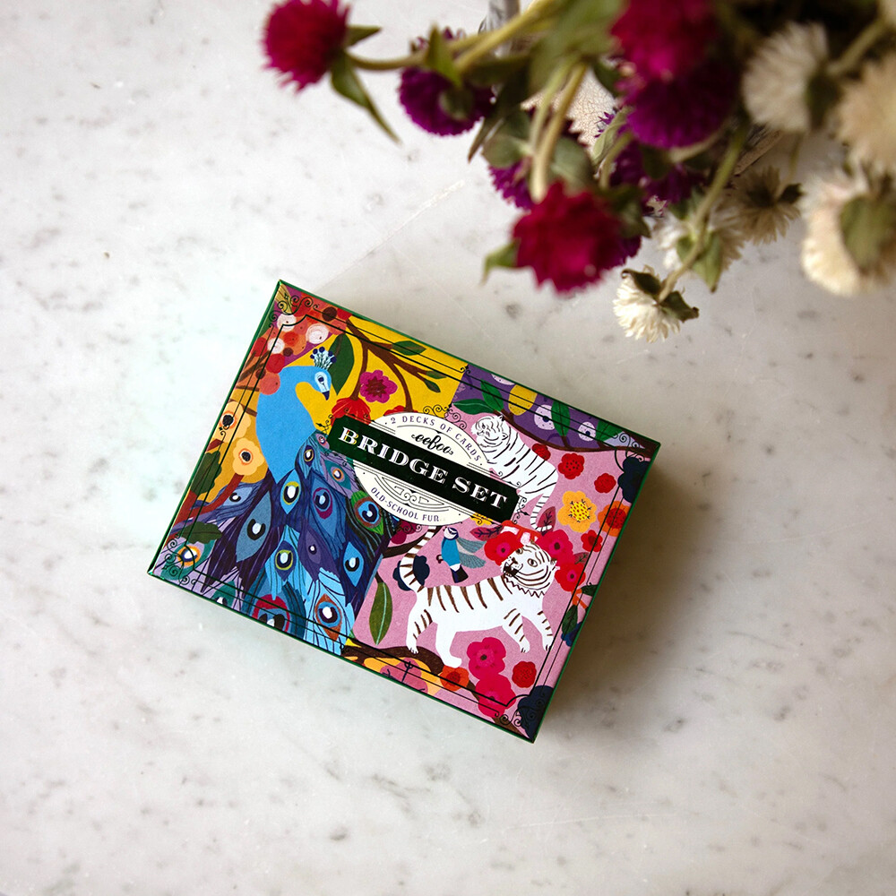 Eeboo - Spillekort - Monika's Peacock Bridge 2 Sæt | Se tilbud og køb ...