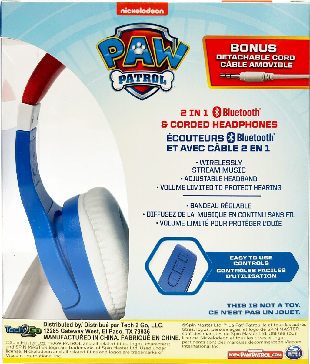 Ekids - Paw Patrol Bluetooth Høretelefoner | Se tilbud og køb på Gucca.dk