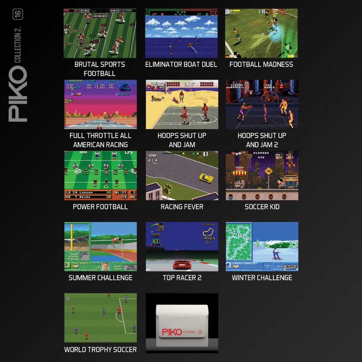 Køb Evercade Piko - Multi Game Cartridge - Collection 2 fra Blaze ...