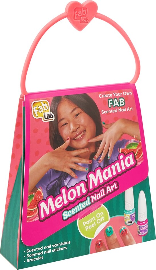 Fablab Melon Mania Neglekunstsæt Med Duft | Se tilbud og køb på Gucca.dk