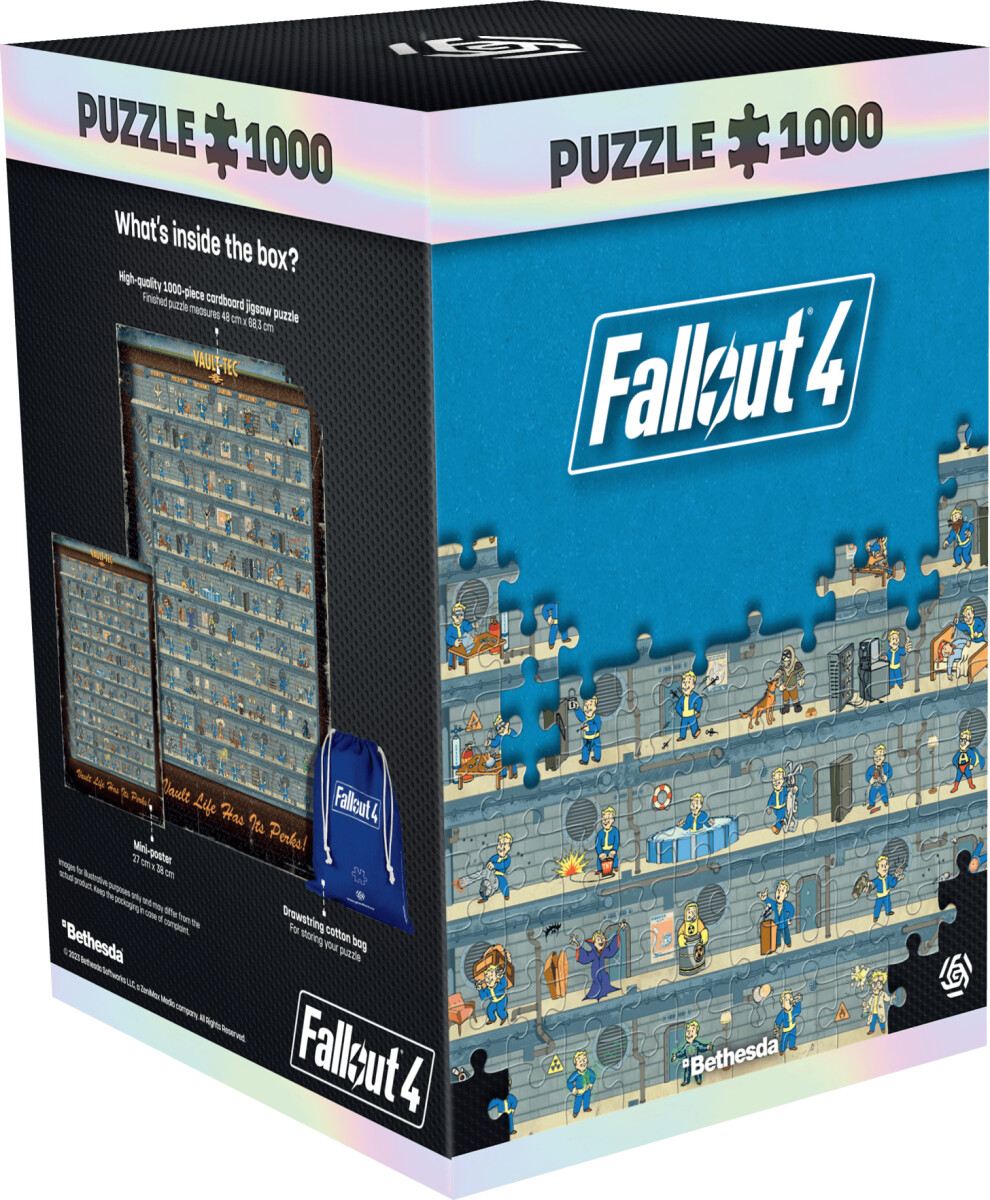 Fallout 4 Puslespil - 1000 Brikker | Se tilbud og køb på Gucca.dk