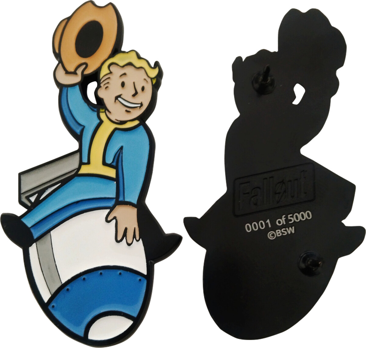 Køb Fallout Limited Edition Vault Boy Pin Badge fra Fanattik - Gucca.dk