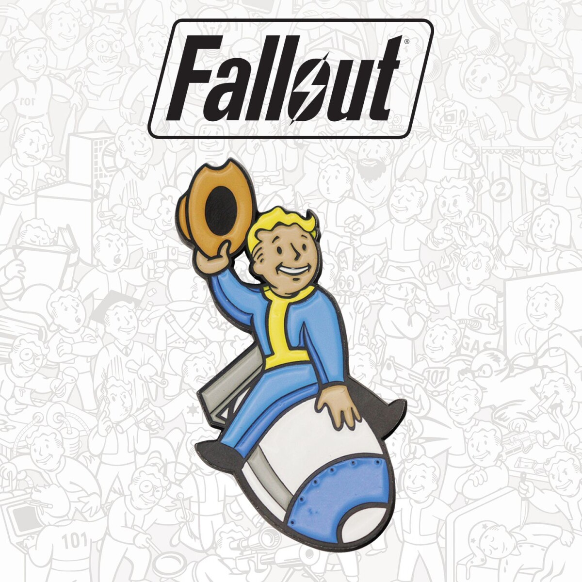 Køb Fallout Limited Edition Vault Boy Pin Badge fra Fanattik - Gucca.dk