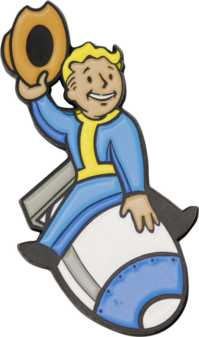 Køb Fallout Limited Edition Vault Boy Pin Badge fra Fanattik - Gucca.dk