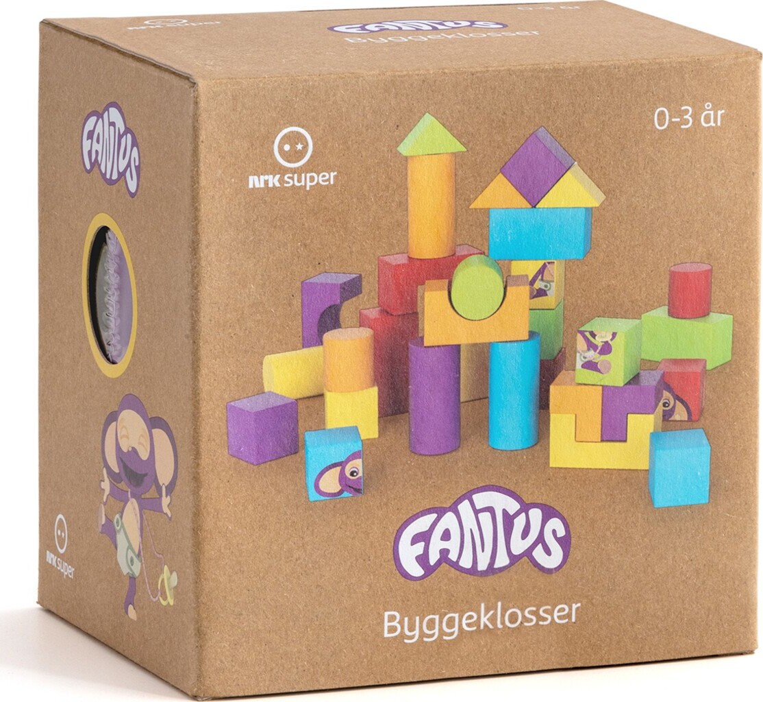 Fantus Legetøj - Byggekloser Til Børn - Træ - 30 Stk | Se tilbud og køb ...