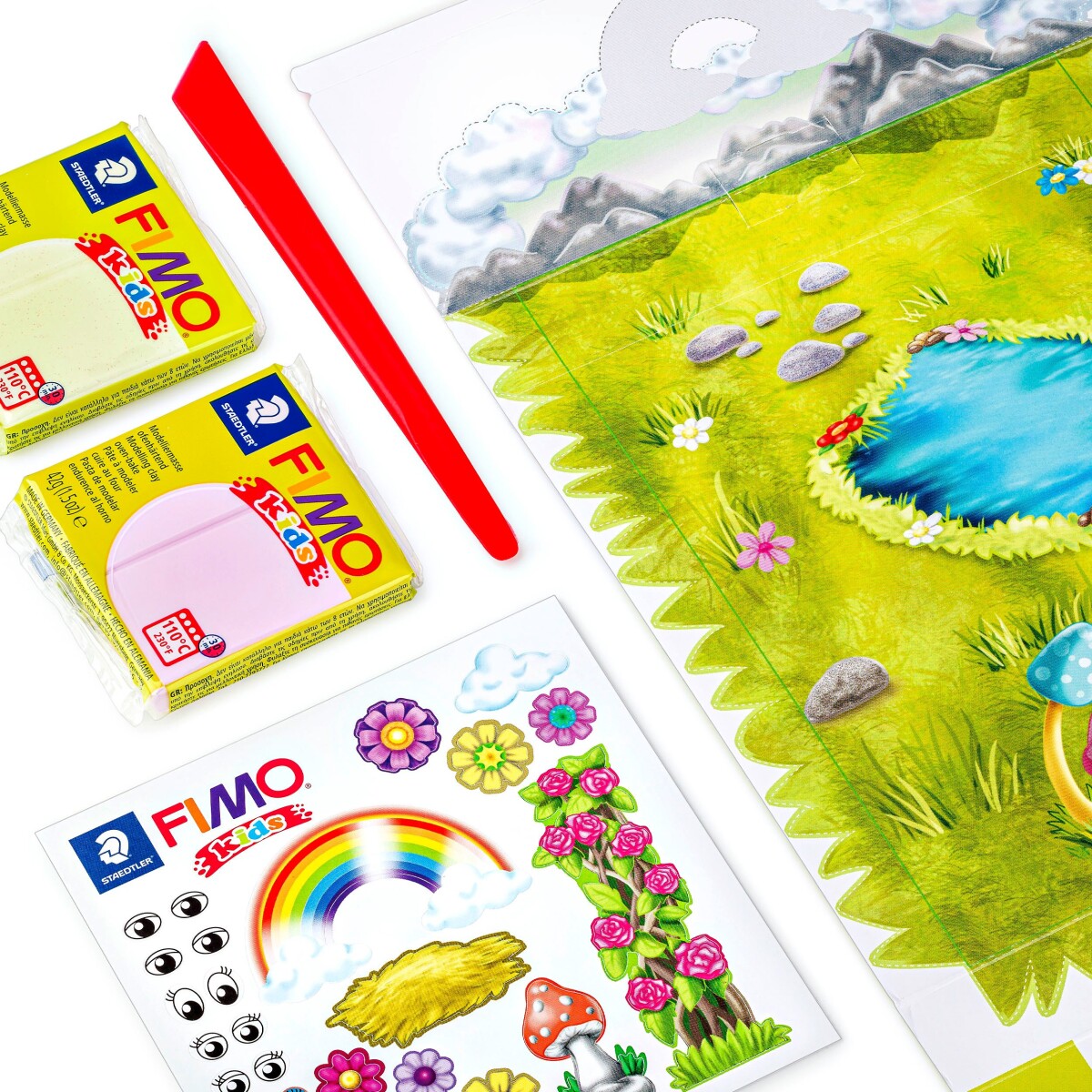 Fimo - Ler Til Ovn - Kids - Form & Play Sæt - Enhjørning | Se tilbud og ...