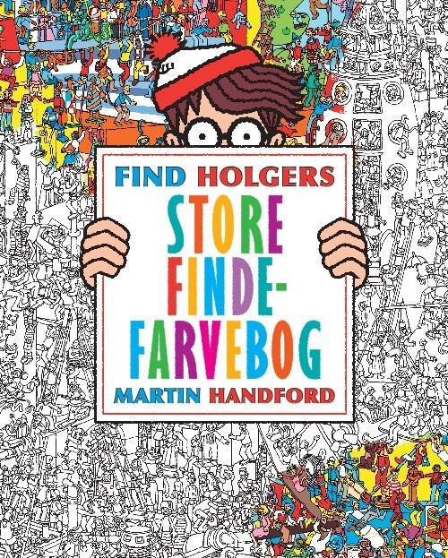 Køb Find Holgers Store Finde-farvebog af Martin Handford - paperback ...