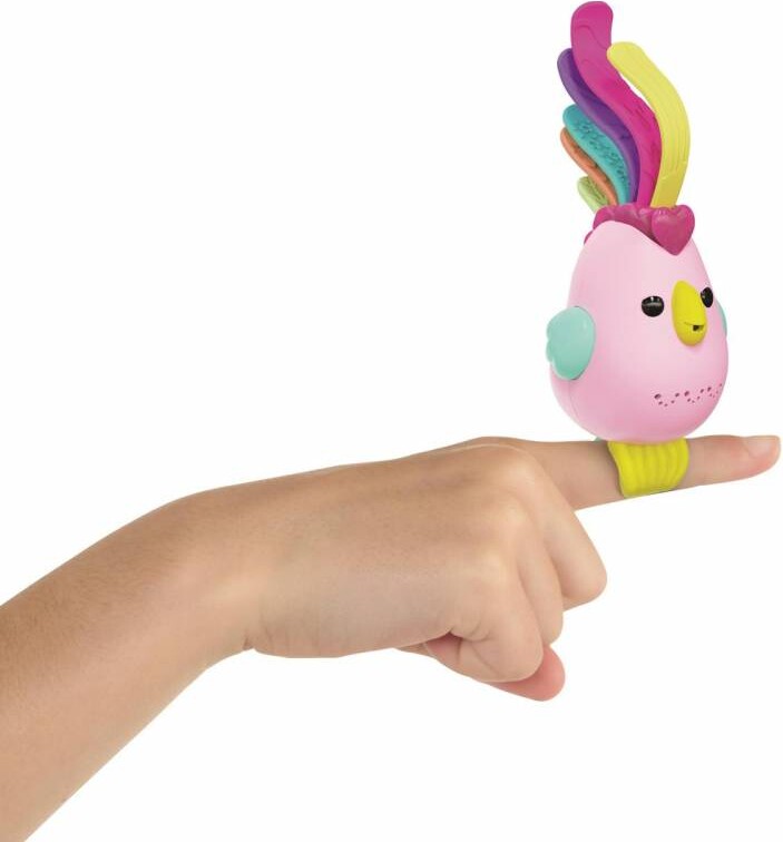 Køb Fingerlings - Bird - Pink - Interaktiv Fugl fra Wowwee - Gucca.dk