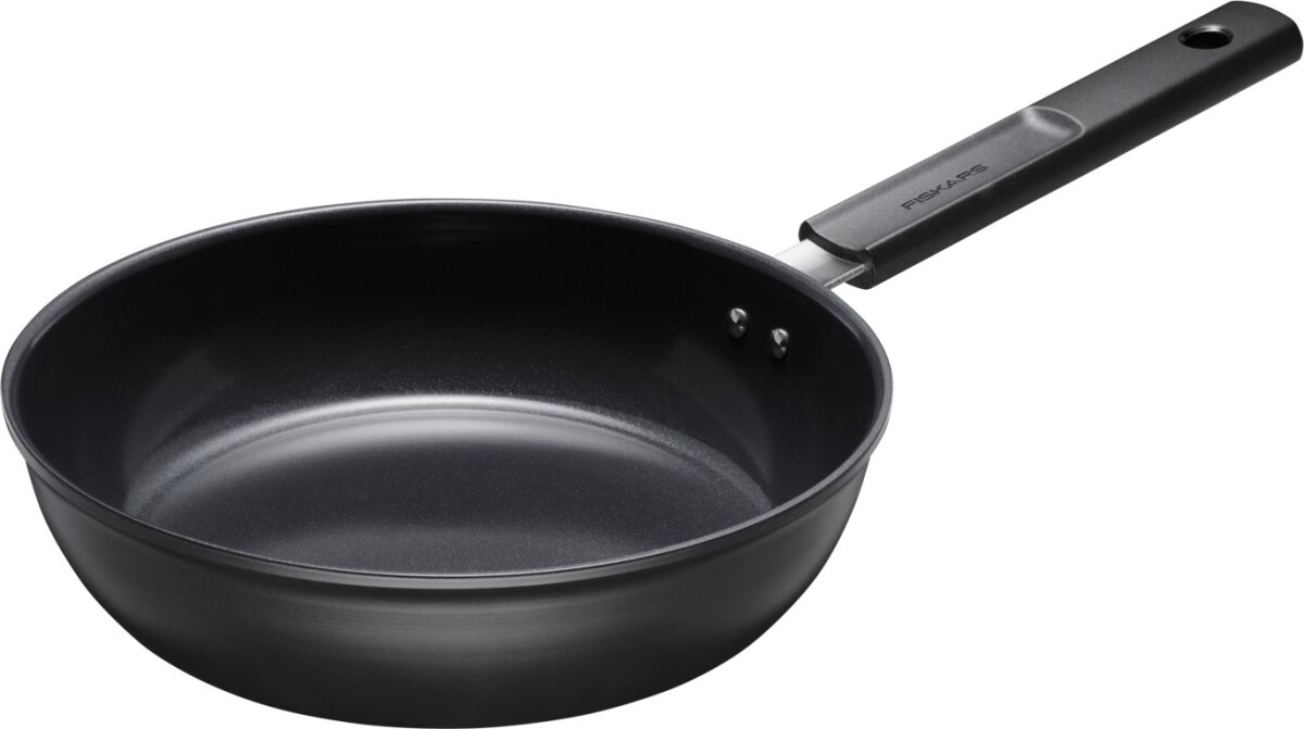 Køb Fiskars - Hard Face - Sauterpande Med Låg - 24 Cm - Induktion ...