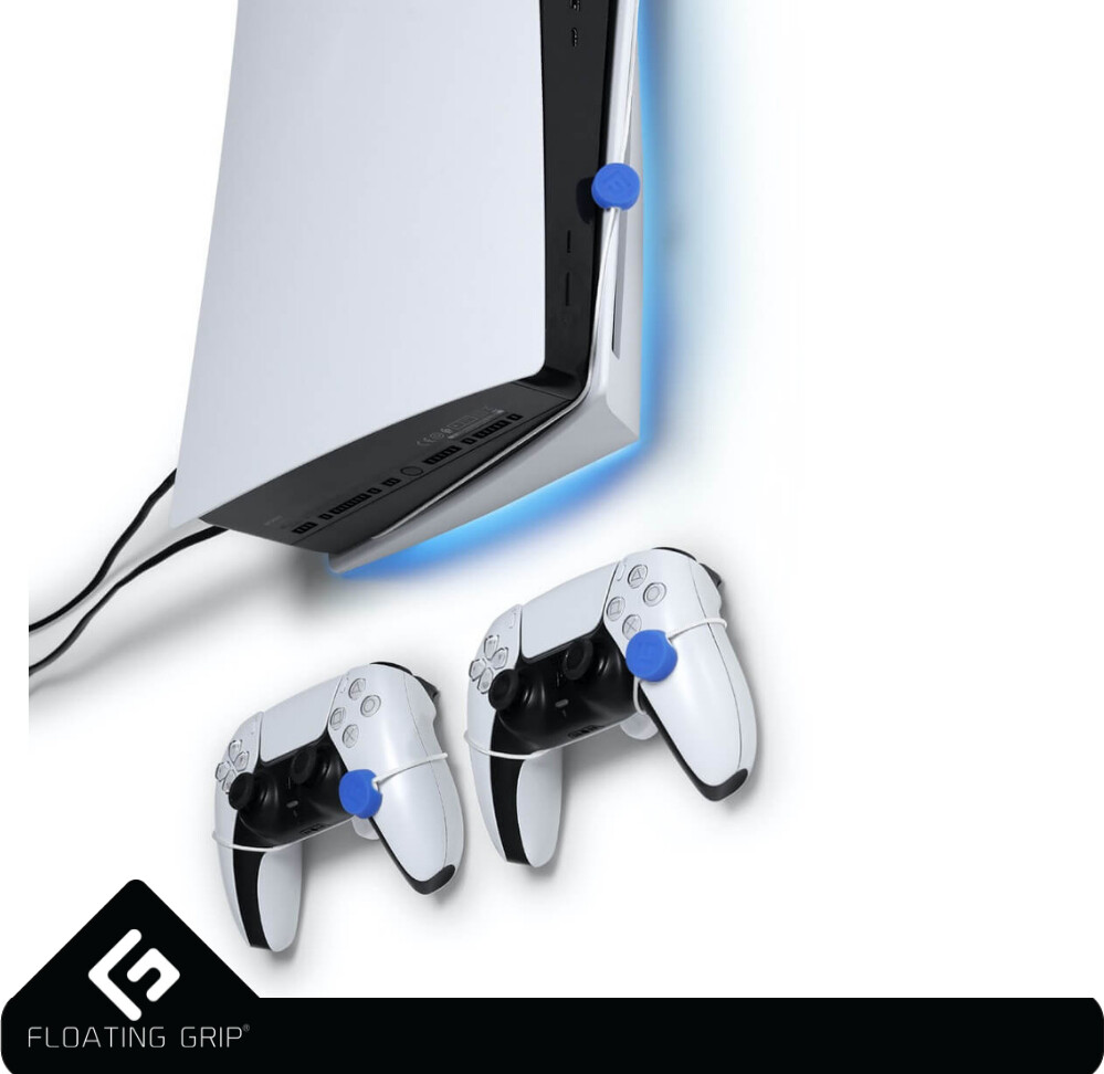 Floating Grip - Ps5 Wall Mount Sæt Inkl. Silikone Covers - Hvid | Se ...