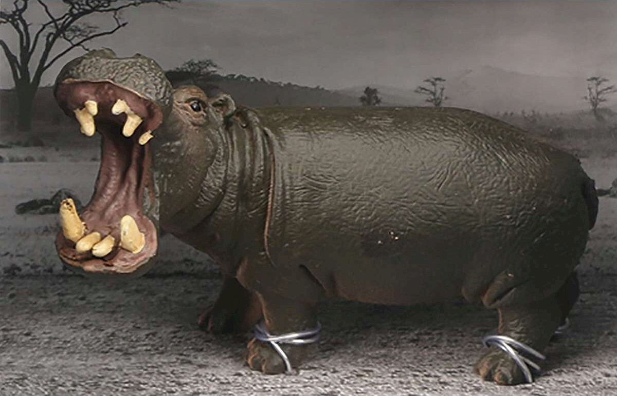 Køb Flodhest Figur - Model Series - Animal Universe - 16x9,5x11 Cm ...