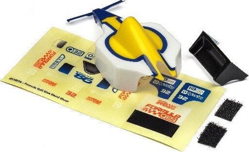 Køb Formula Q32 Body And Wing Set - Blue - Hp116718 - Hpi Racing - Gucca.dk