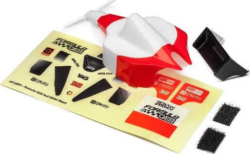 Køb Formula Q32 Body And Wing Set - Red - Hp116719 - Hpi Racing - Gucca.dk