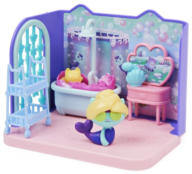 Gabbys Dukkehus Legetøj - Mercat's Badeværelse | Se tilbud og køb på ...