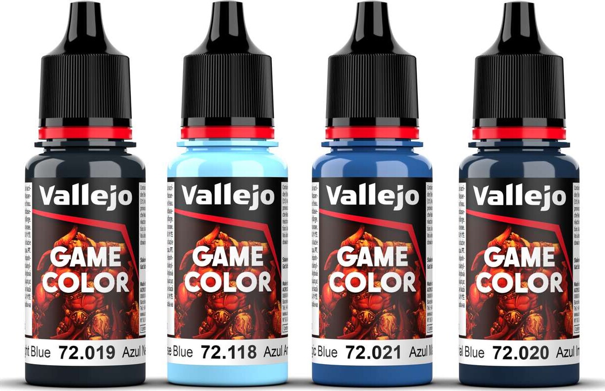 Vallejo - Game Color - Blue Color Set - 4x18 Ml | Se tilbud og køb på ...