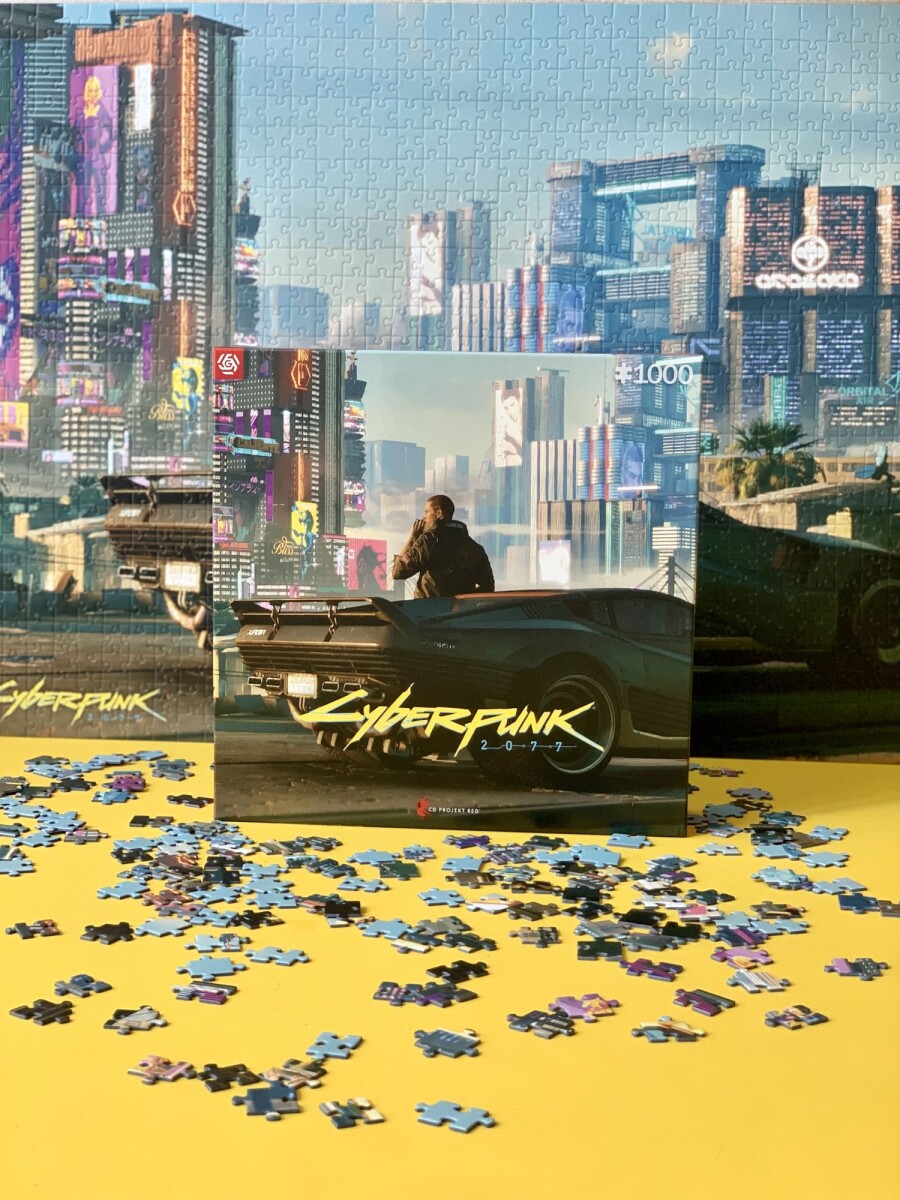 Køb Cyberpunk 2077 - Mercenary On The Rise Puzzle - 1000 Brikker fra ...