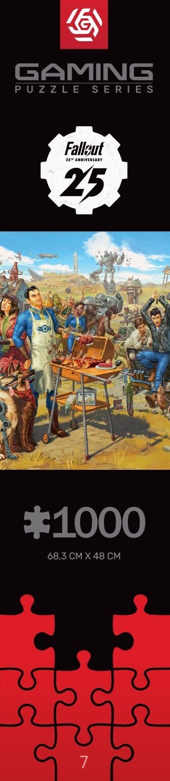 Fallout 25th Anniversary Puzzle - 1000 Brikker | Se tilbud og køb på ...