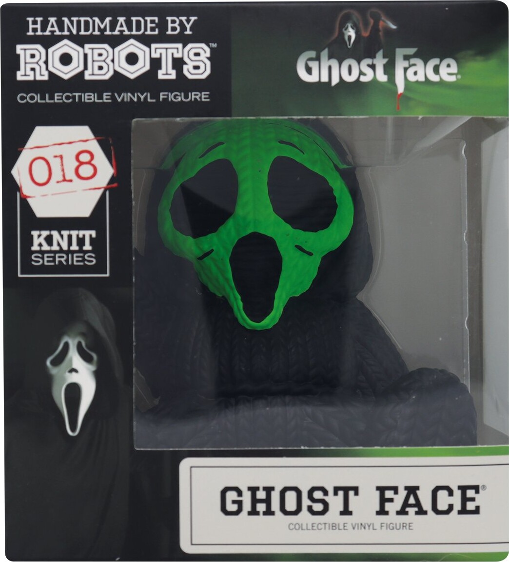 Køb Ghostface Figur - Knit - Handmade By Robots - Grøn - 13 Cm - Gucca.dk
