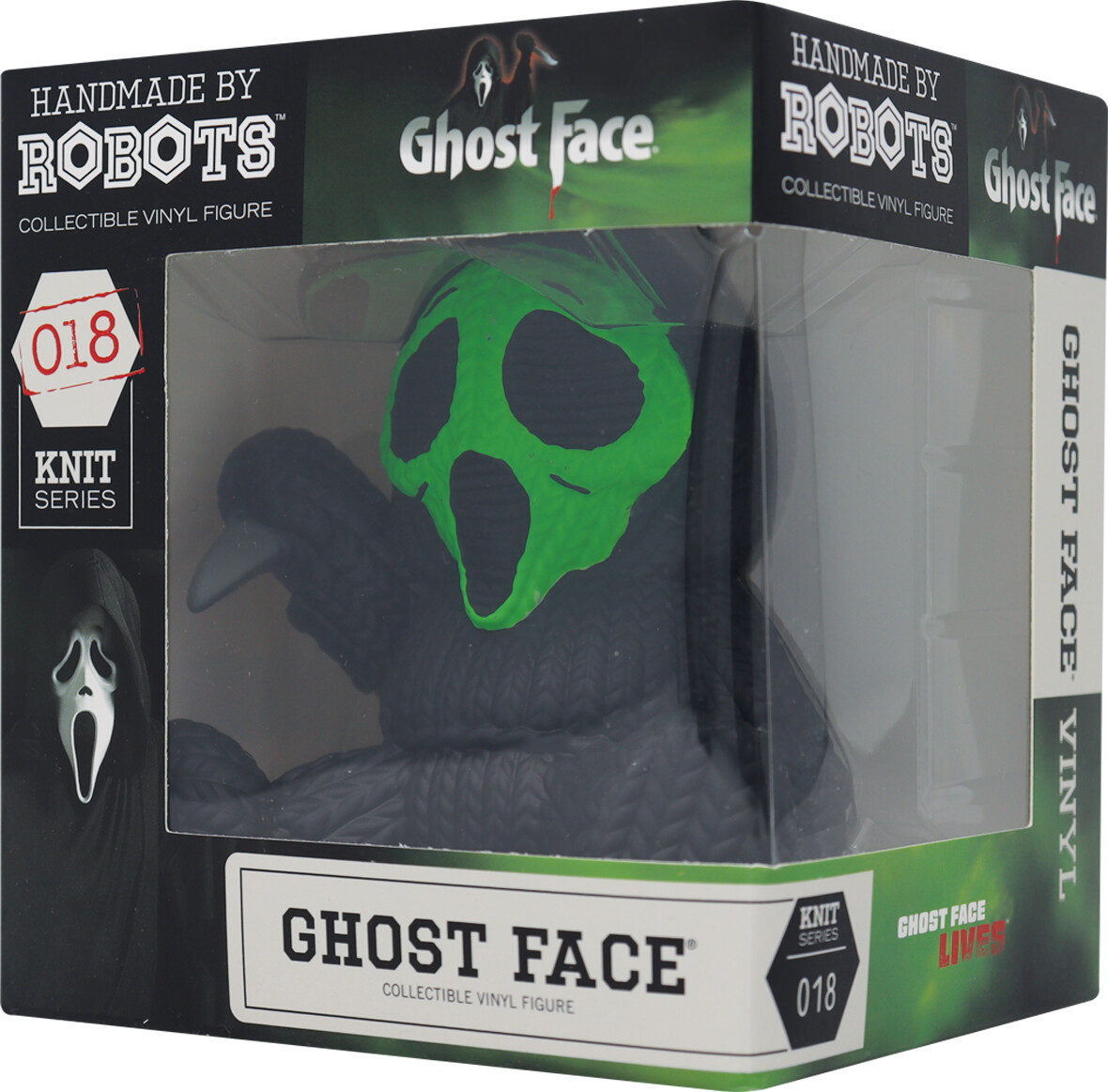 Ghostface Figur - Knit - Handmade By Robots - Grøn - 13 Cm | Se tilbud ...