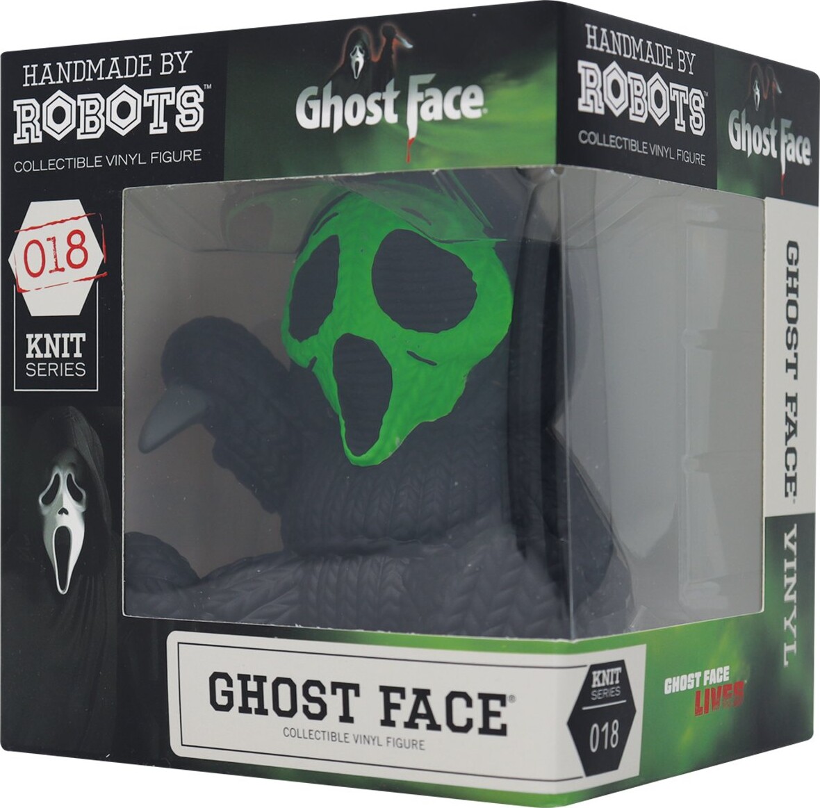 Ghostface Figur - Knit - Handmade By Robots - Grøn - 13 Cm | Se tilbud ...