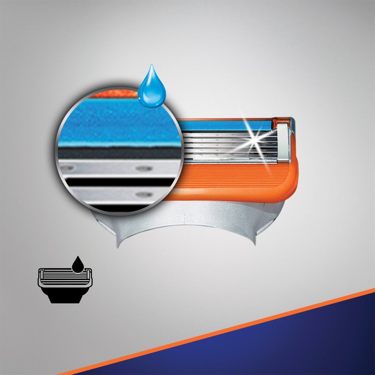 Køb Gillette - Fusion 5 Power Barberblade Xl Pakke - 8-pak - Gucca.dk