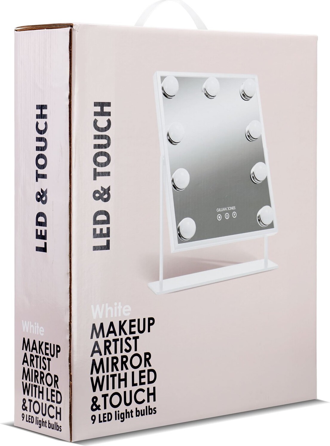 Køb Gillian Jones - Led Makeup Artist Spejl Med Touch - Hvid- 36x25 Cm ...