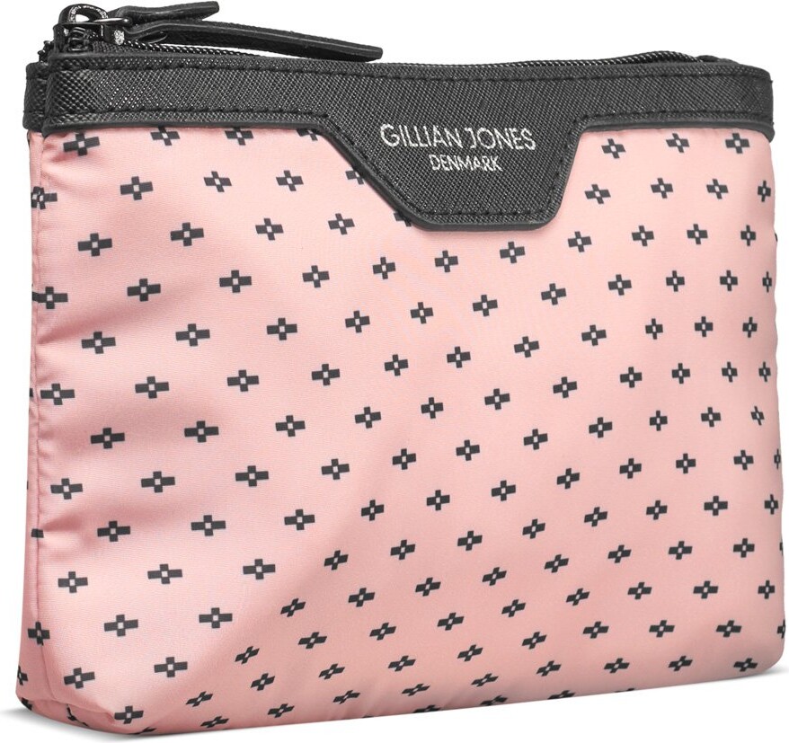 Gillian Jones - Makeup Pung - Rosa Og Sort | Se tilbud og køb på Gucca.dk