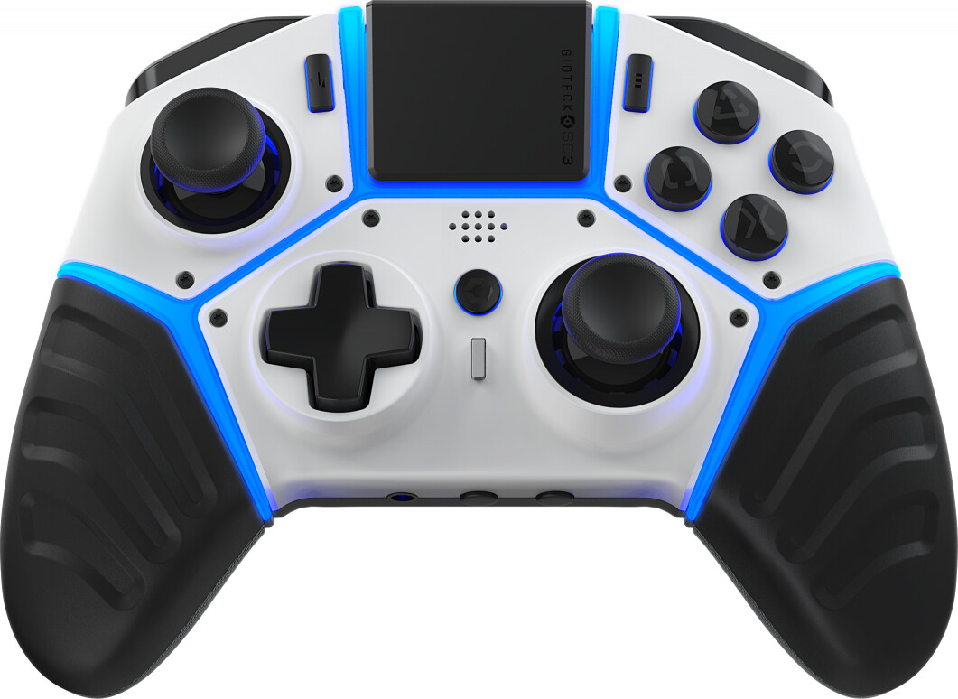 Gioteck - Trådløs Controller Til Ps4 Og Pc - Sc3 Pro - Hvid Sort | Se ...