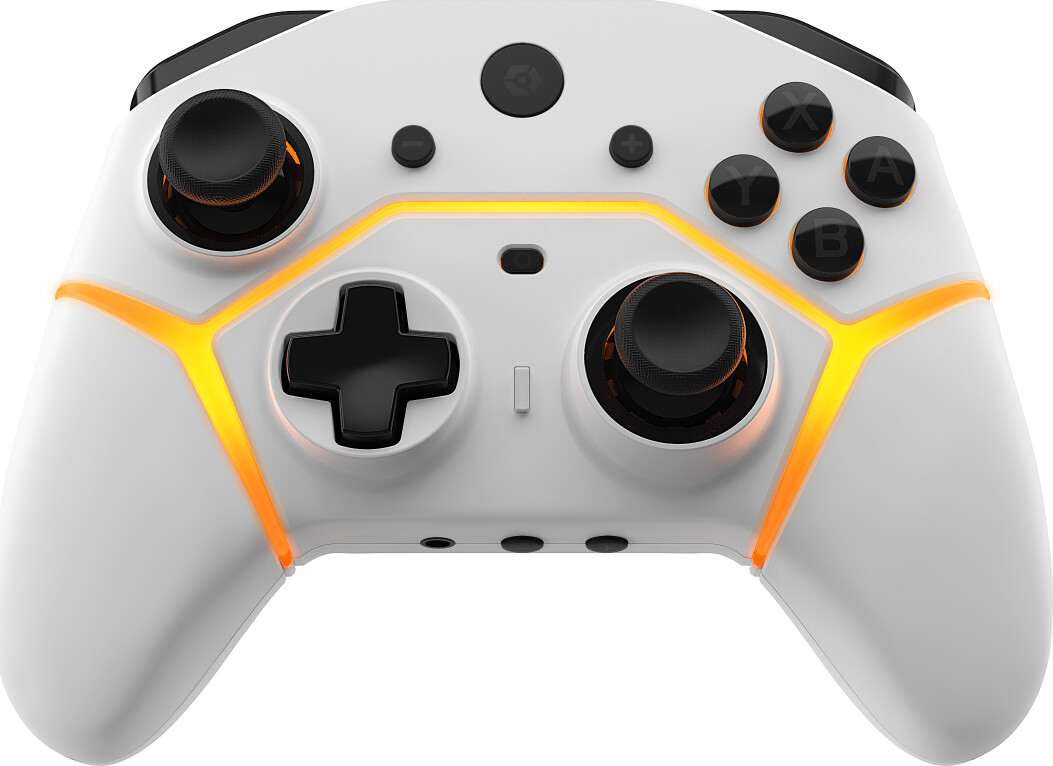 Køb Gioteck - Trådløs Controller Til Nintendo Switch - Sc3 Pro - Hvid - Gucca.dk
