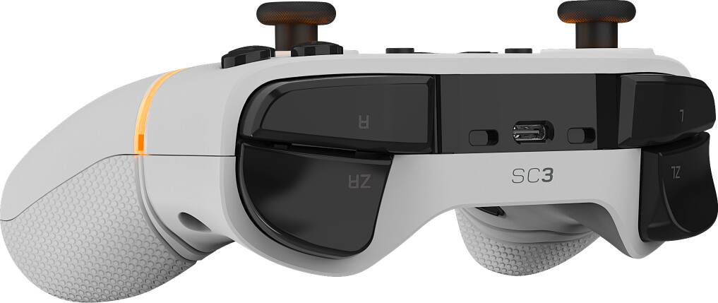 Køb Gioteck - Trådløs Controller Til Nintendo Switch - Sc3 Pro - Hvid - Gucca.dk