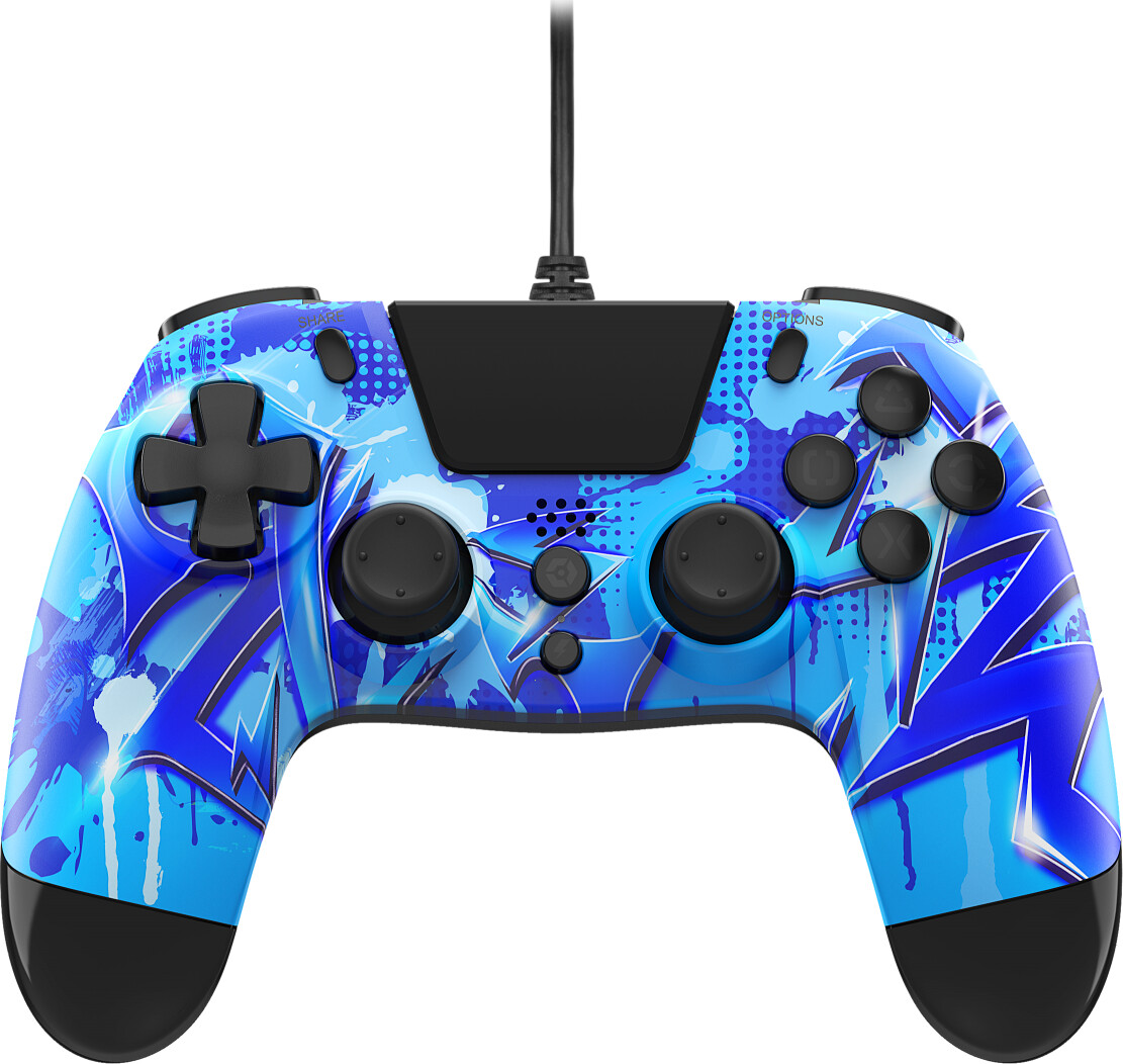 Gioteck - Vx4 Controller Til Ps4 Og Pc - Blå Sort | Se tilbud og køb på ...