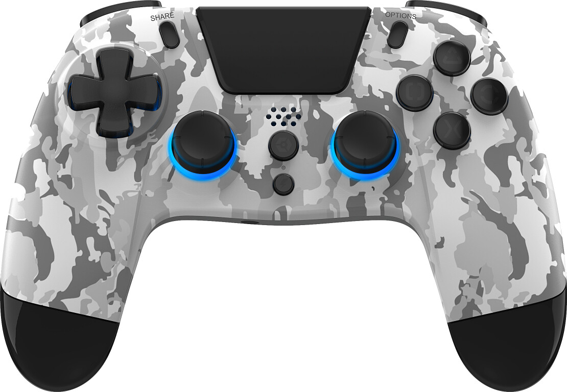 Gioteck - Vx4+ Trådløs Controller Til Ps4 Og Pc - Rgb - Camo Grå | Se ...