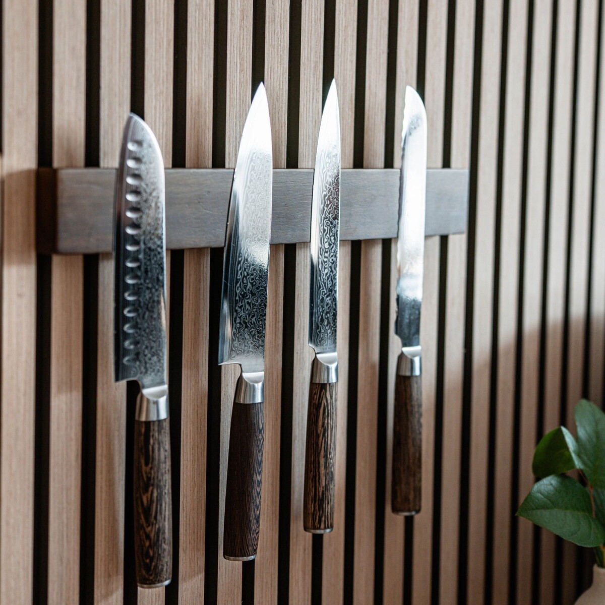Gladkokken - Magnetisk Knivholder - Træ - Natural - 45 Cm | Se tilbud ...