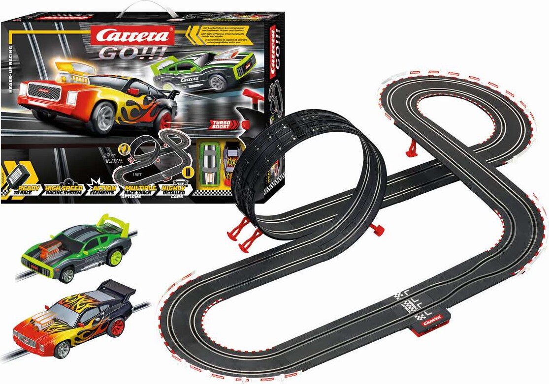 Carrera - Go - Heads Up Racing Racerbane Sæt - 1:43 - 62555 | Se tilbud ...