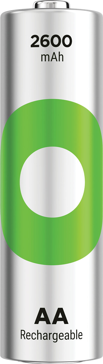 Køb Gp - Recyko Genopladelige Aa Batterier - 2600 Mah - 4-Pak fra Gp ...