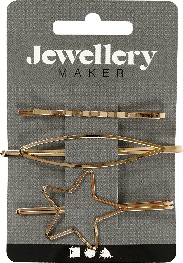 Køb Hårnåle - Guld - 3 Stk fra Creativ Company - Gucca.dk