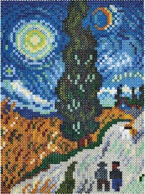Køb Hama Art - Van Gogh Perlesæt - 10.000 Midi Perler - 3607 - Gucca.dk