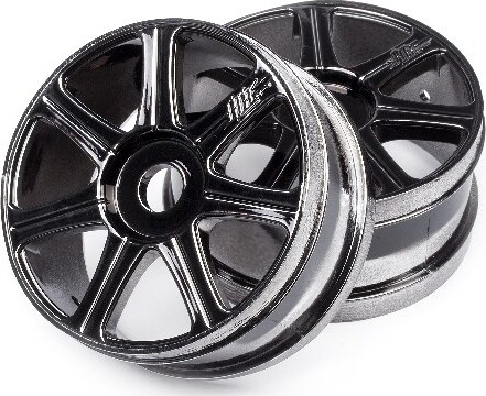 Køb Hb Edge Wheel - Black Chrome/2pcs - Hp67768 - Hpi Racing - Gucca.dk
