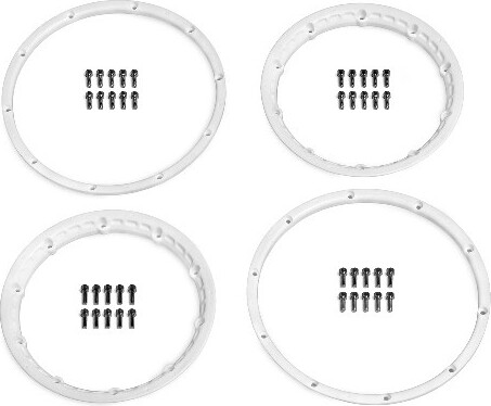 Heavy Duty Wheel Bead Lock Rings White/for 2 Whl - Hp3270 - Hpi Racing ...
