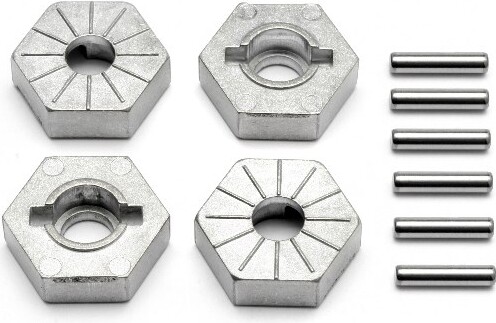 Hex Wheel Hub 17mm - Silver - Hp86804 - Hpi Racing | Se tilbud og køb ...