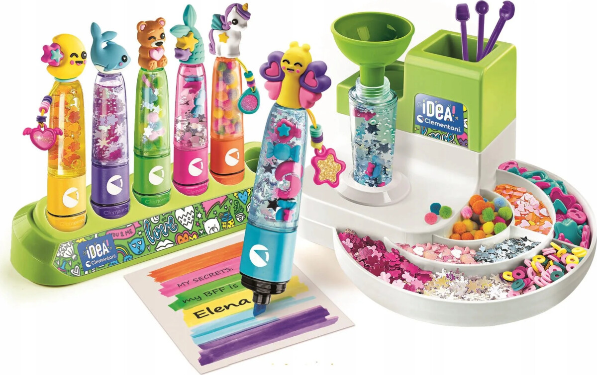 Clementoni - Highlighter Studio - Lav Selv Tusser - Idea | Se tilbud og ...