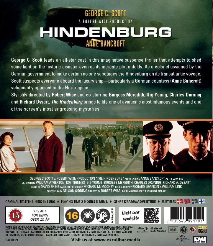 Hindenburg - 1975 Blu-Ray Film → Køb billigt her - Gucca.dk