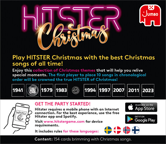 Hitster Christmas - Dansk | Se tilbud og køb på Gucca.dk