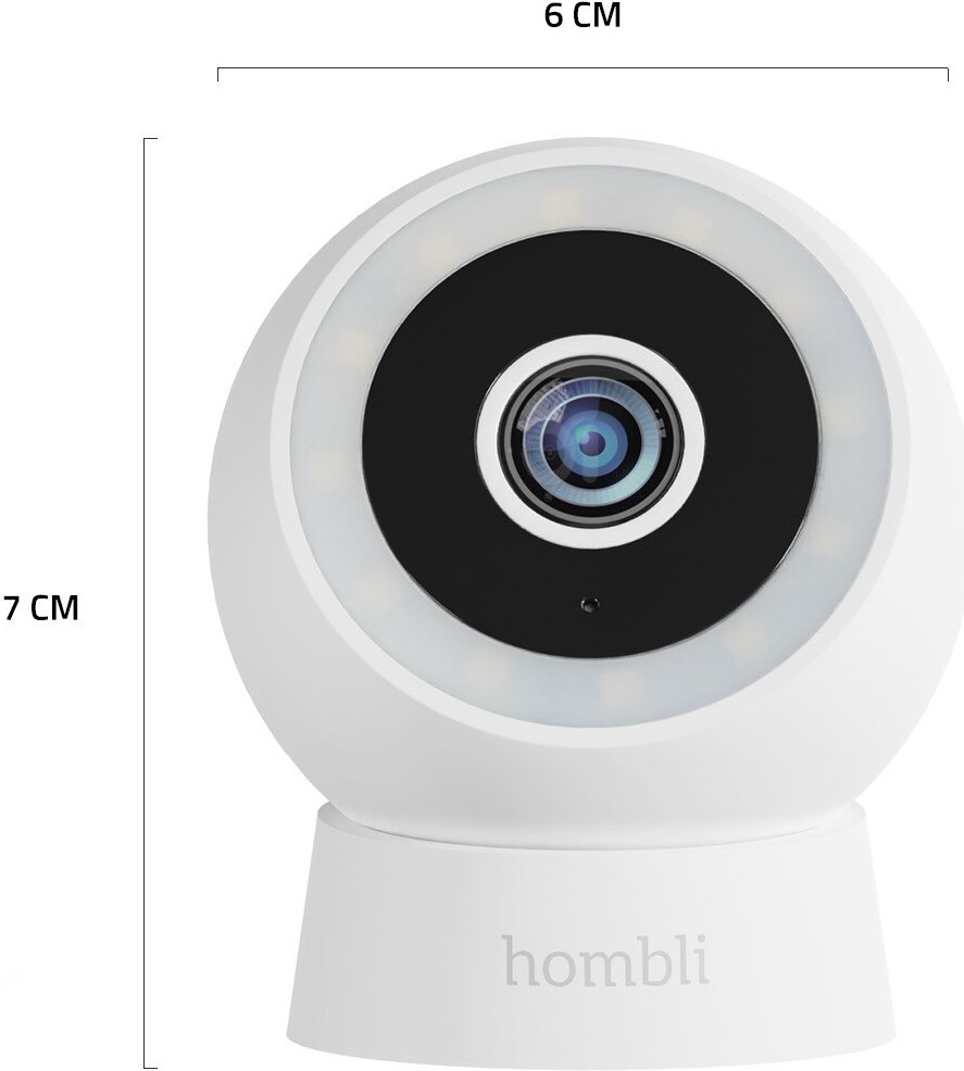Køb Hombli - Smart Outdoor/indoor Compact Cam, Hvid - Gucca.dk