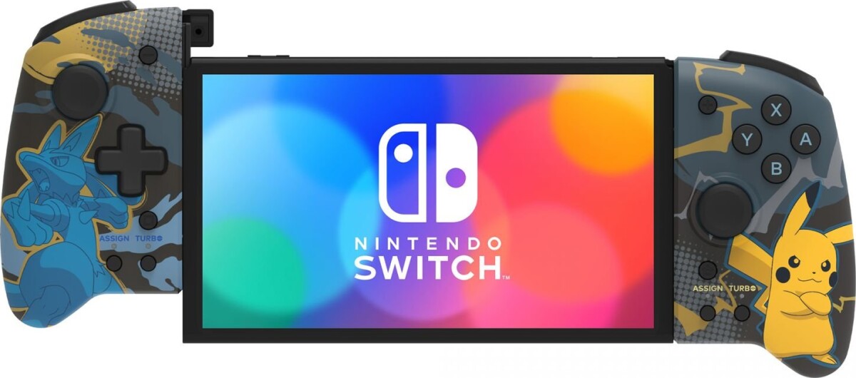 Hori - Split Pad Pro Controller Til Switch - Pikachu & Lucario | Se ...