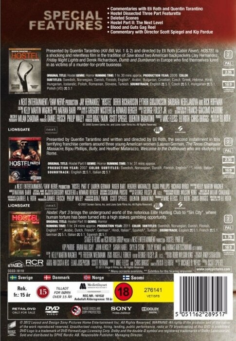 Hostel 1-3 - Trilogy DVD Film → Køb billigt her - Gucca.dk
