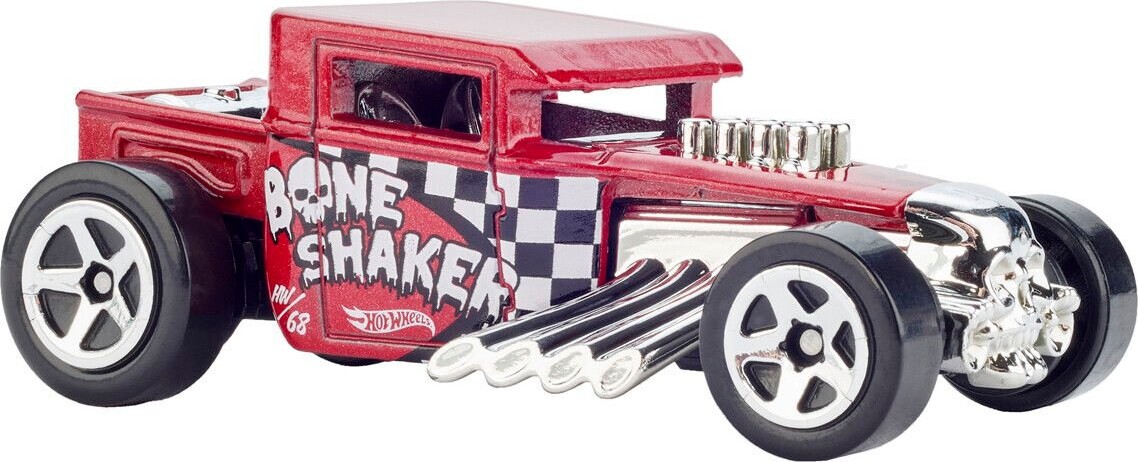 Køb Hot Wheels - Biler 5 Pak - Basics - 80 års Jubilæumsudgave - 1:64 fra Mattel - Gucca.dk