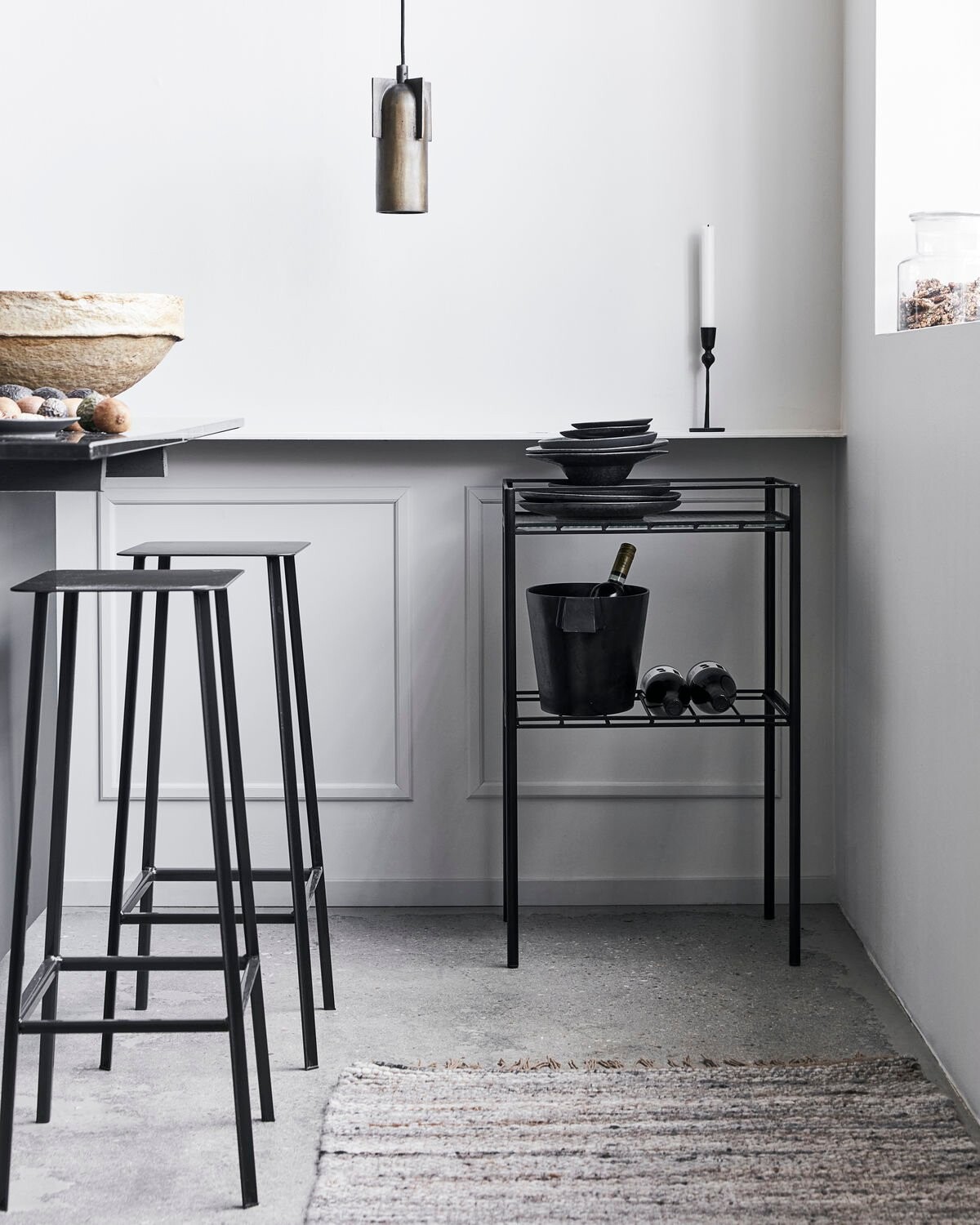 House Doctor - Sidebord - Gany - Sort - 40x50x81 Cm | Se tilbud og køb ...