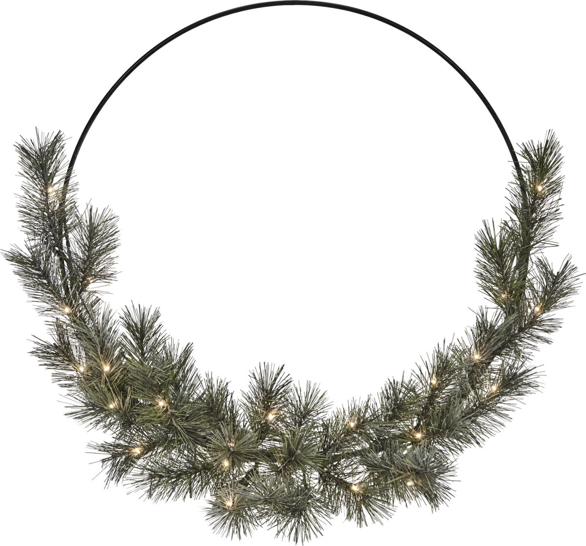 House Doctor - Kunstig Julekrans Med Led Lys - Hdgiant - Natur | Se tilbud og køb på Gucca.dk