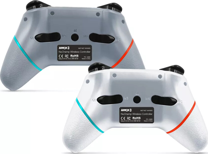 Hyperkin Nuchamp Wireless Controller - Switch/oled - 2in1 Pack - White ...